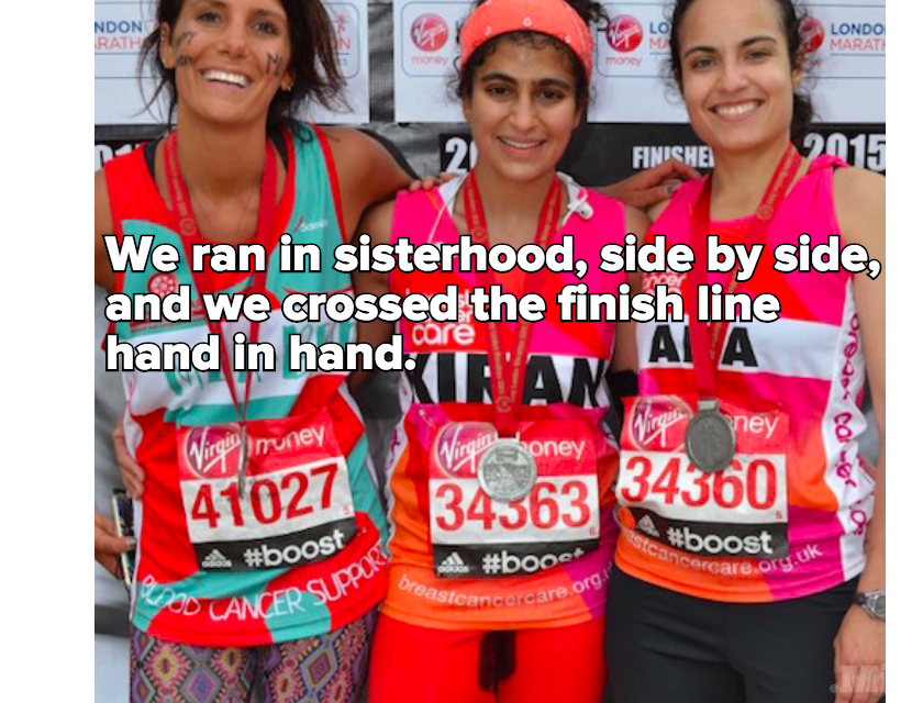 A Woman Ran the London Marathon Bleeding Freely, Without a Tampon. Here ...
